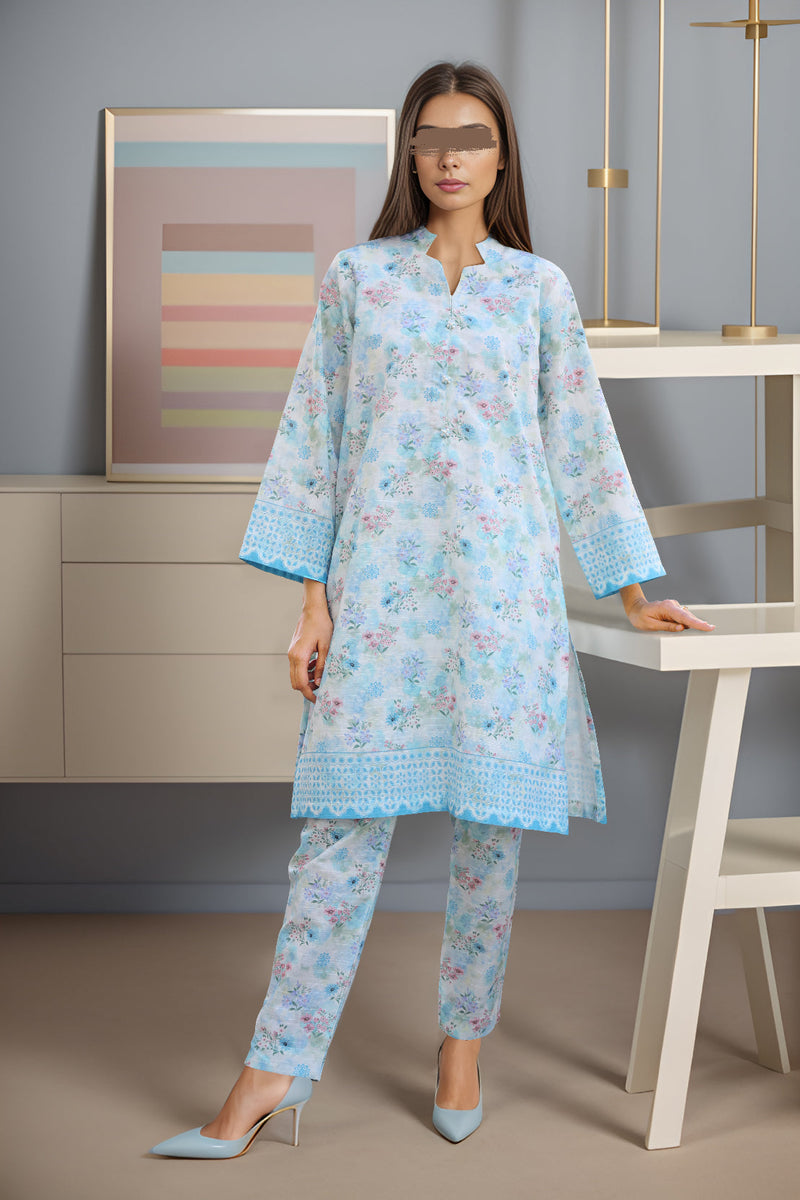 Printed Khaddar Pant – SAYA USA