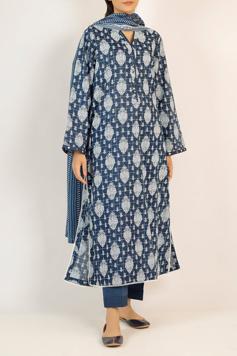 Printed Lawn Stitched 3 Piece – SAYA USA