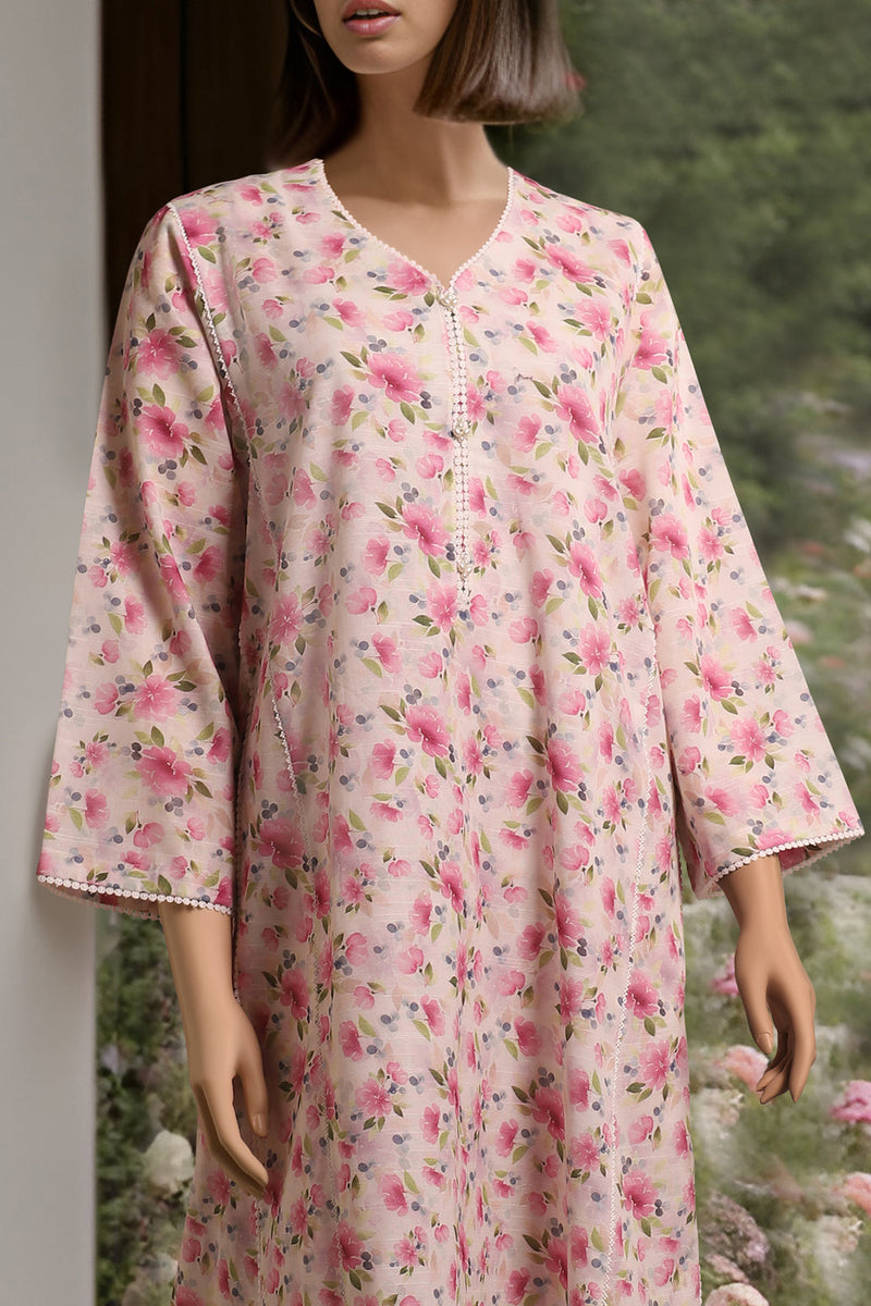 Unstitched Printed Herringbone Shirt – SAYA USA