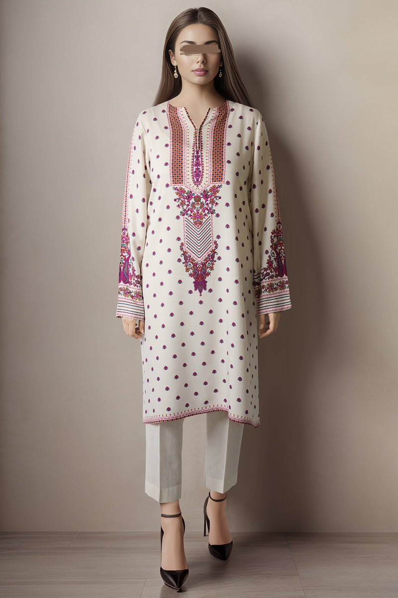Printed Herringbone Stitched Shirt – SAYA USA
